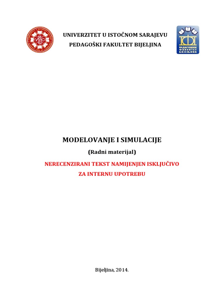 Modelovanje I Simulacije | PDF