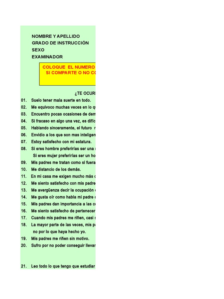 IAC - Xls TEST | PDF