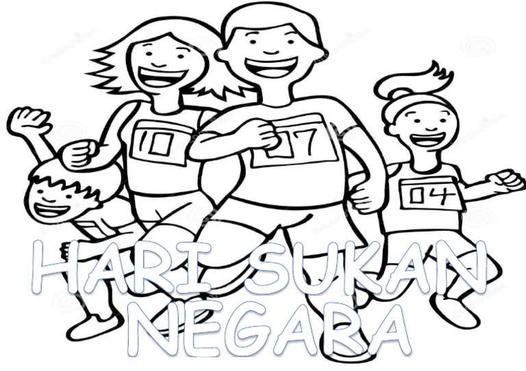 Poster Hari Sukan Negara Prasekolah | PDF