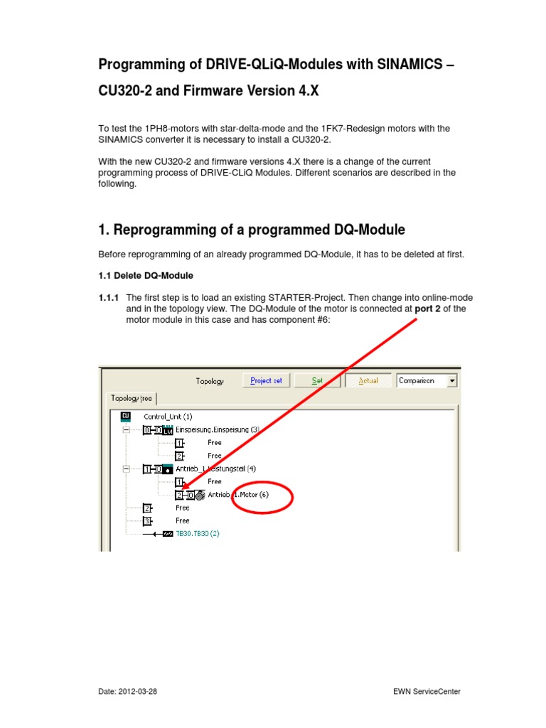 Program DQ Modules with CU320-2 Firmware 4.X | PDF | Computing ...