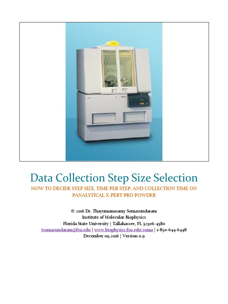 Data Collection Step Size Selection | PDF | Scientific Method