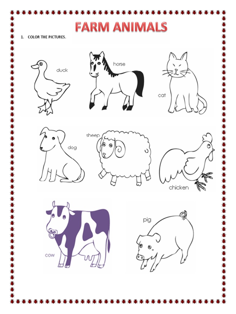 Farm Worksheet | PDF