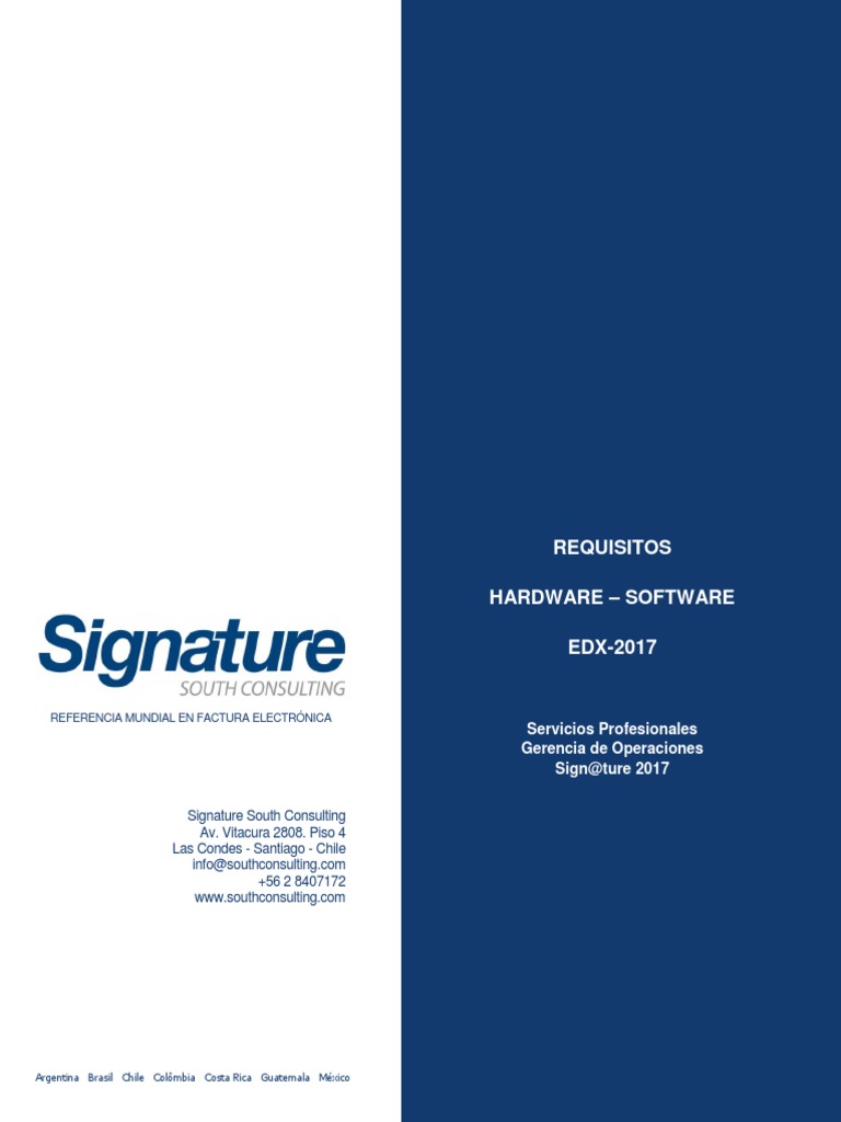 Requisitos de Hardware y Software EDX2 | PDF | Grupo de computadoras | Software