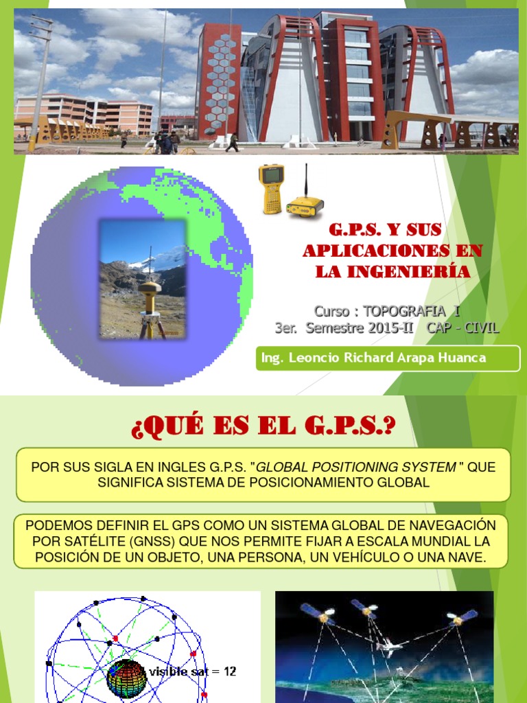Definición y Aplicaciones del GPS | PDF | Sistema de Posicionamiento ...