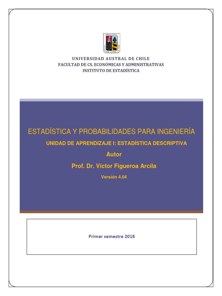 Estadística descriptiva para ingeniería | PDF | Histograma | Estadísticas