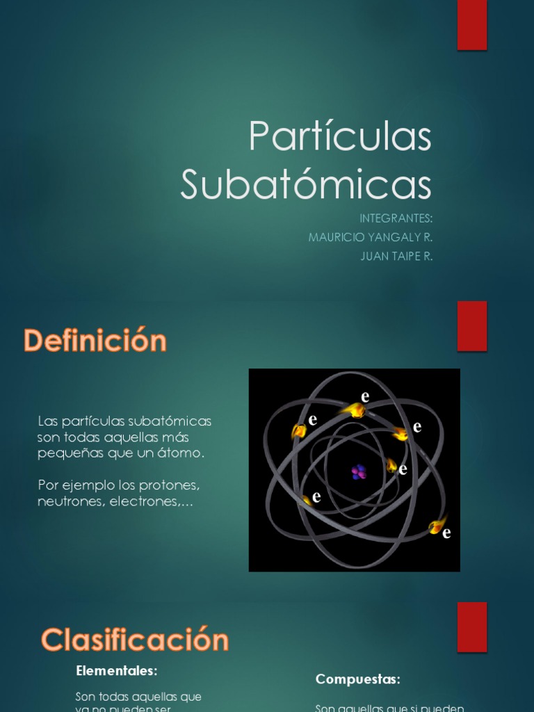 Partículas Subatómicas | PDF