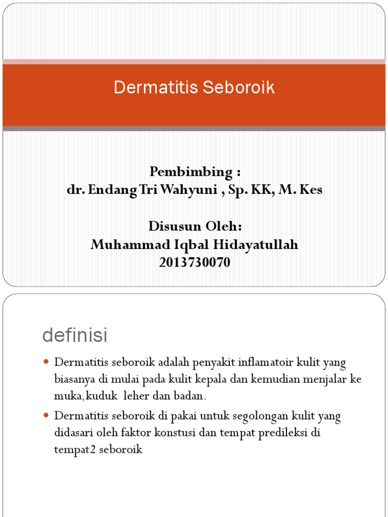 Dermatitis Seboroik | PDF
