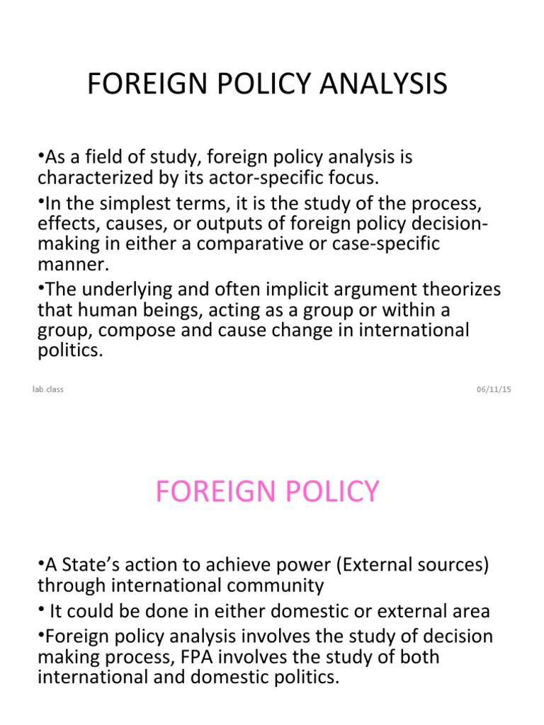 Foreign Policy Analysis | PDF | Metaphysics Of Mind | Neuroscience