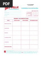 Prueba de Screening Battelle | PDF