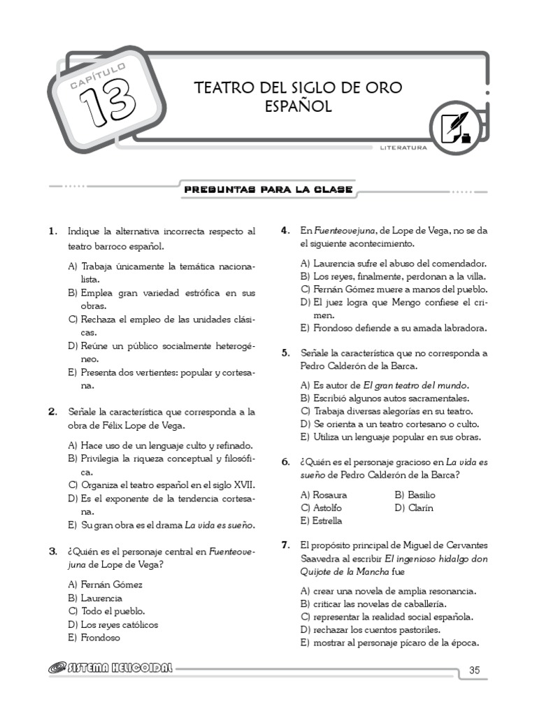 Lit A SM T4 | PDF | Don Quijote | Johann Wolfgang von Goethe
