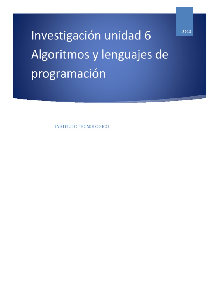 Algoritmos y Lenguajes de Programacion Unidad-6 | PDF | Puntero ...