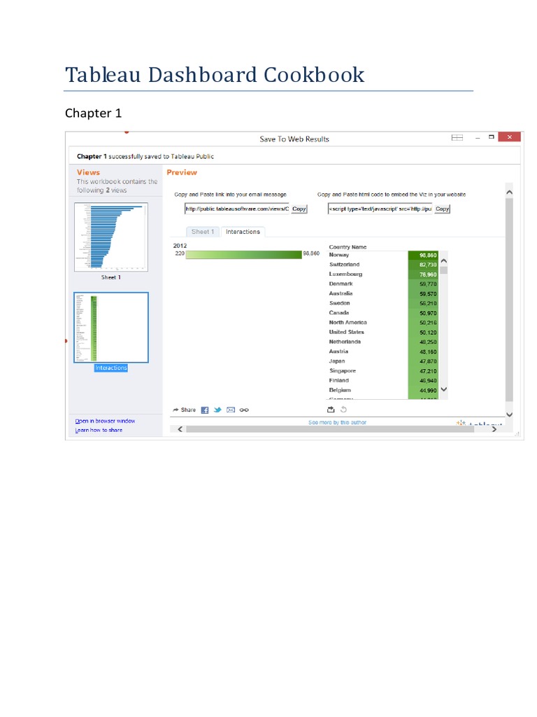 Tableau Course PDF | PDF