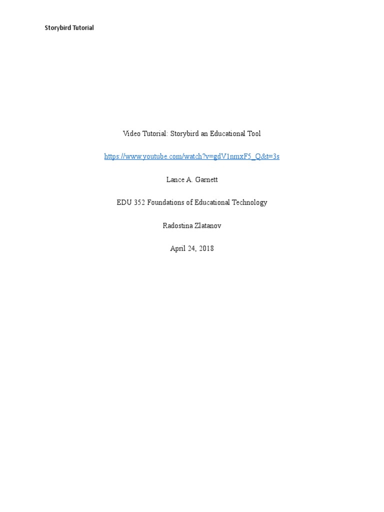 Storybird: Engaging Classroom Tool | PDF | Career & Growth | Social Science