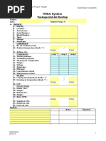 HVAC Performance Test Quality Control and Inspection Report Form | PDF ...