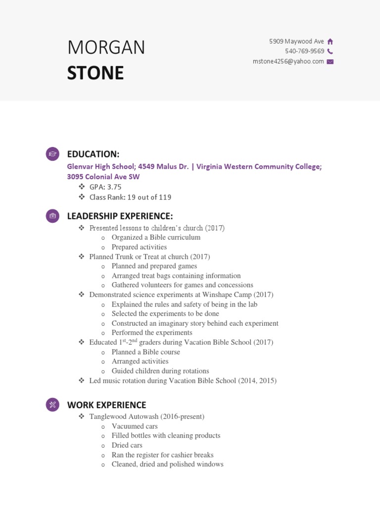 Academic Resume Final | PDF | Behavior Modification