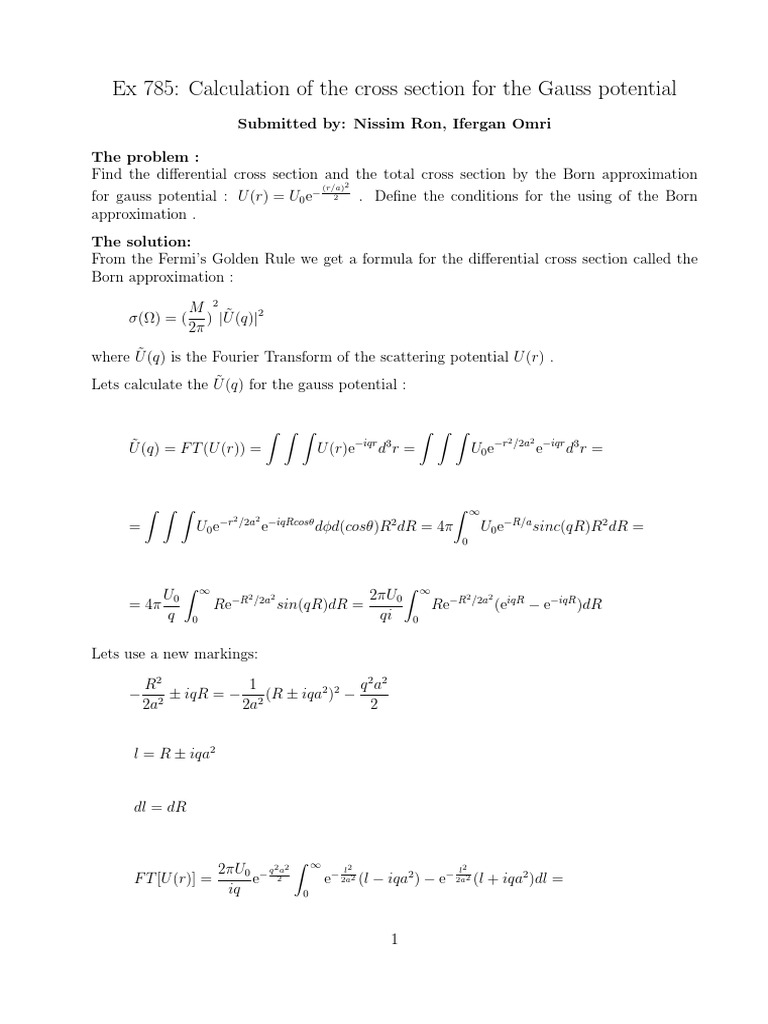 Born Apro PDF | PDF | Particle Physics | Condensed Matter Physics