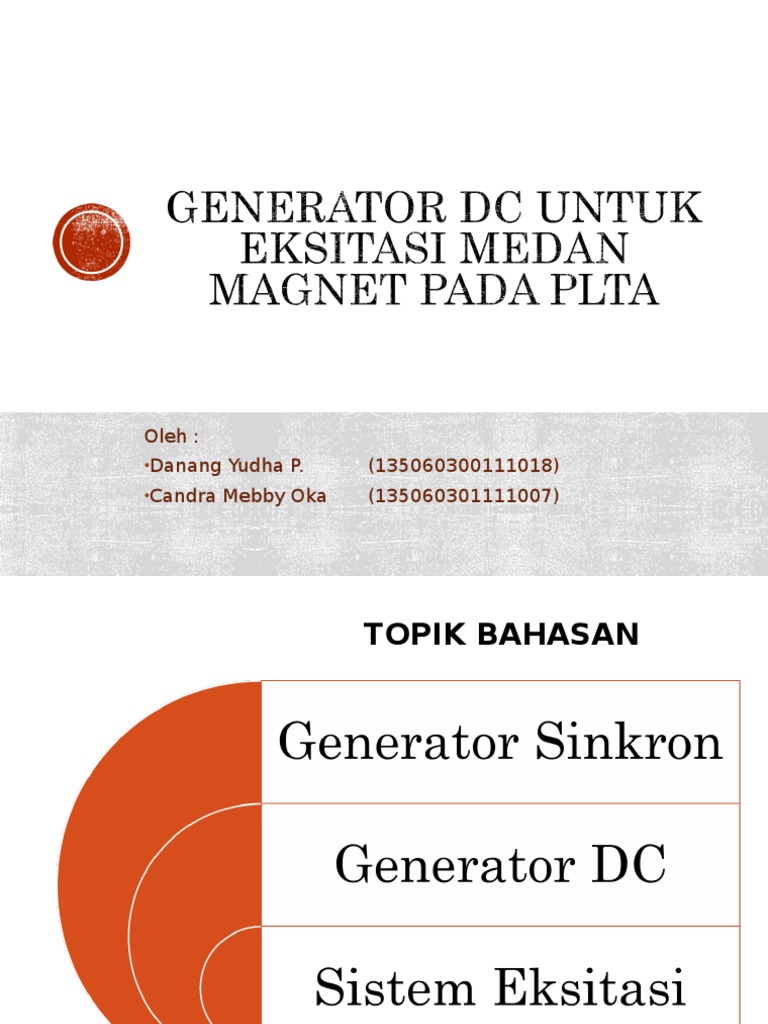 Eksitasi Generator Sinkron | PDF