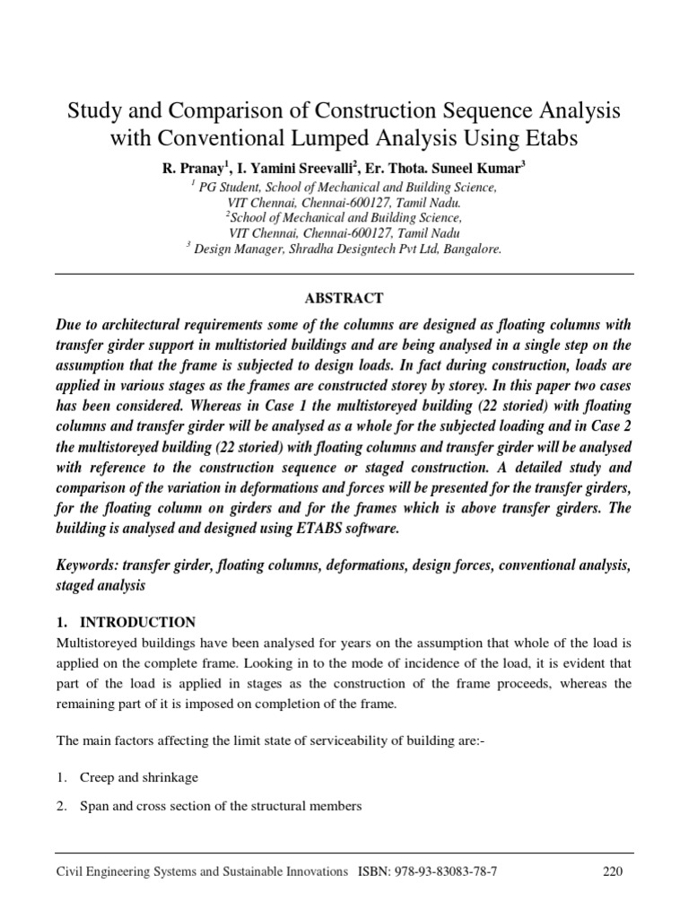 Study and Comparison of Construction Sequence Analysis With ...