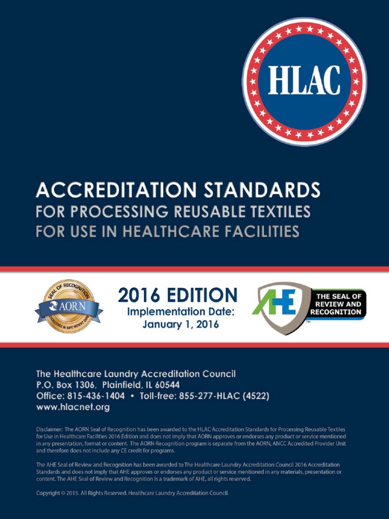 HLAC Acreditation Standards | Personal Protective Equipment | Dangerous Goods