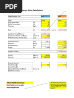 Heat Exchanger Calculations and Design With Excel Spreadsheet Templates ...
