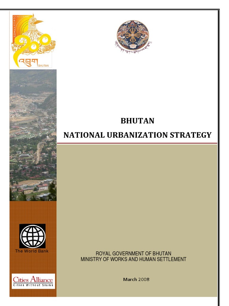 Bhutan National Urbanization Strategy | PDF | Economic Development ...
