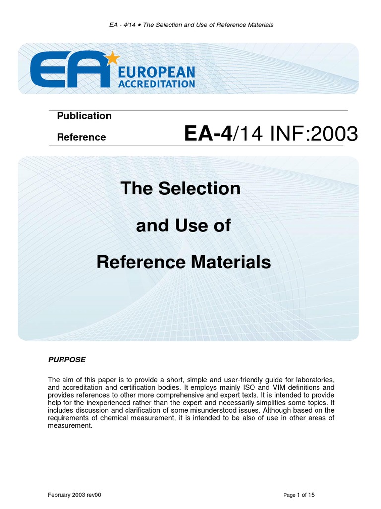 European Accreditation | PDF | Calibration | Scientific Observation