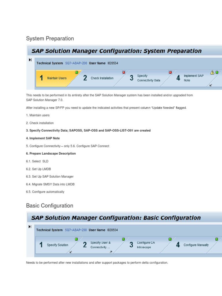 Solman System Preparation | PDF | Digital Technology | Information ...