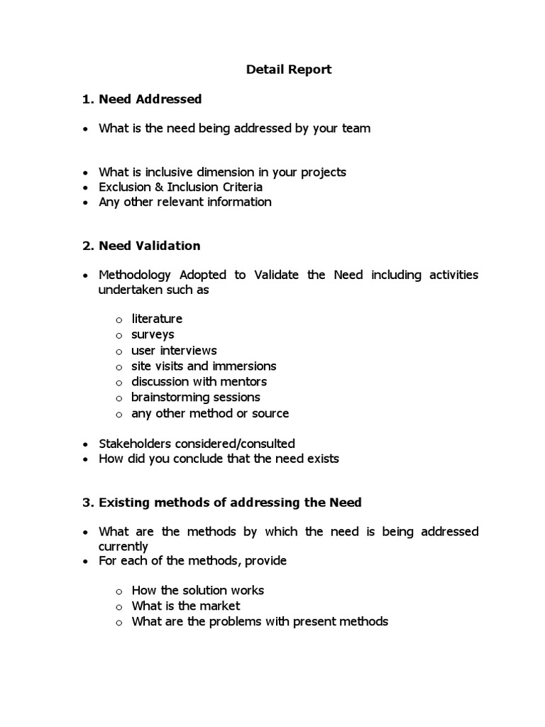 Comprehensive Need Assessment Report | PDF | Finance & Money Management