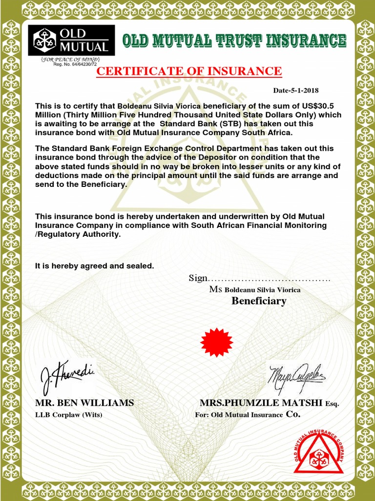 Certificat | PDF