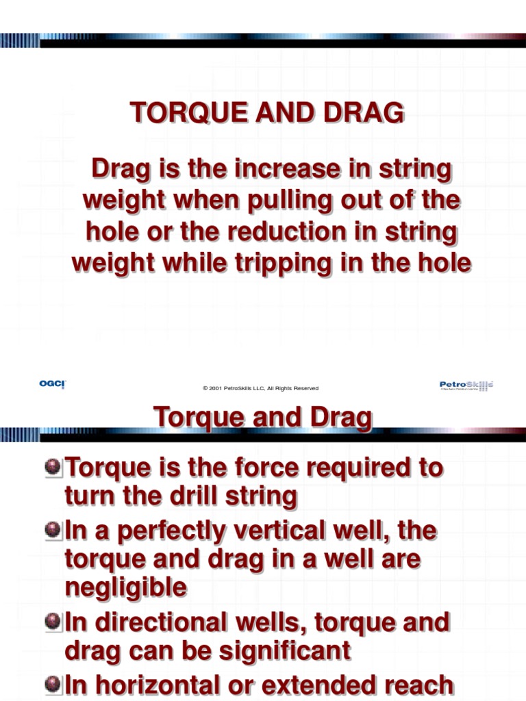 Torque and Drag | PDF | Motion (Physics) | Dynamics (Mechanics)