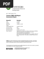 ADHD Conners Self-Report Teen | PDF | Attention Deficit Hyperactivity ...