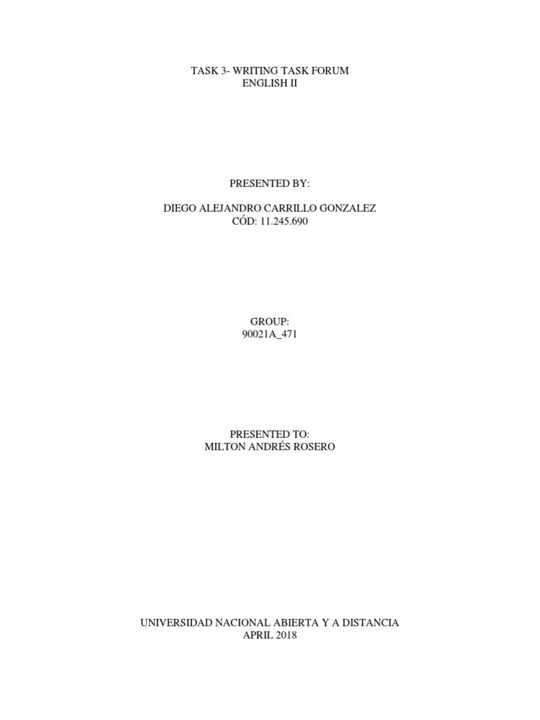 English II Writing Task Forum | PDF | Semiotics | Linguistics