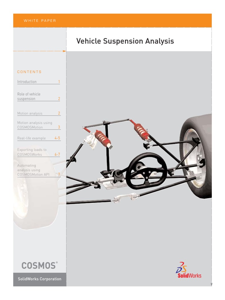 Solidworks PDF | PDF | Suspension (Vehicle) | Finite Element Method
