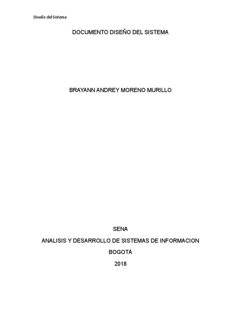 AP5-AA3-Ev1-Documento Diseño Del Sistema | PDF | Objeto (informática) | Herencia (Programación ...