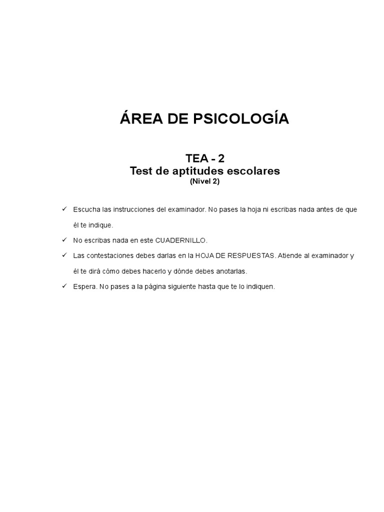 Manual Tea-2 Formato | PDF | Naturaleza