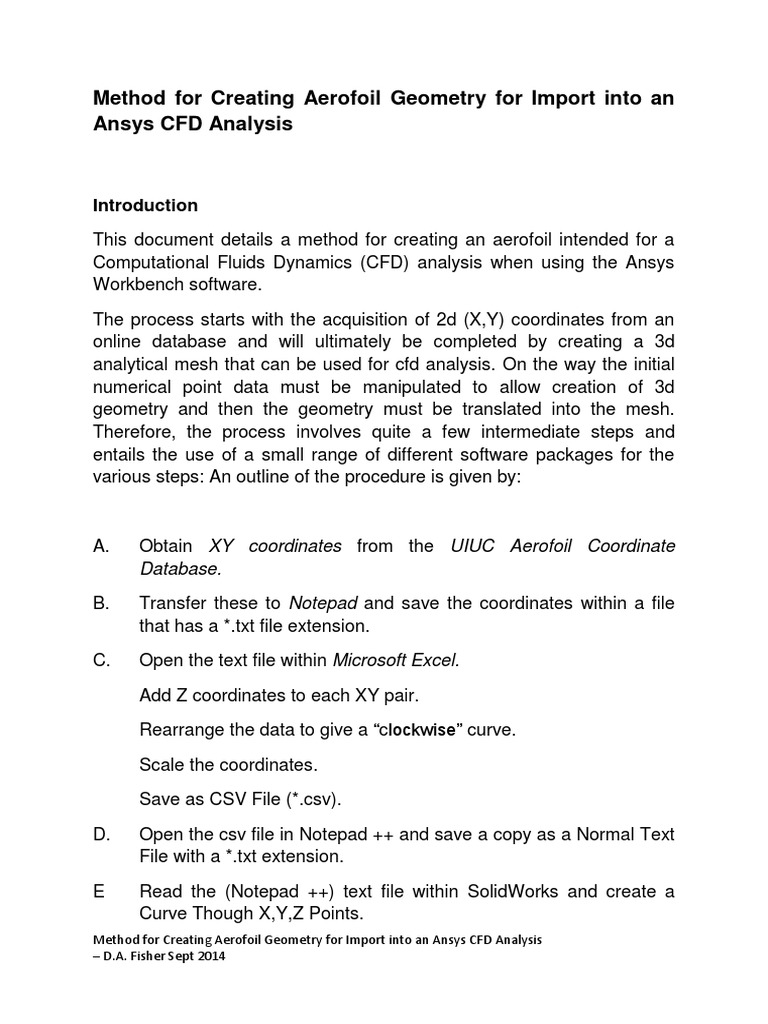 How To Get A Wing Into Workbench | PDF | Text File | Comma Separated Values