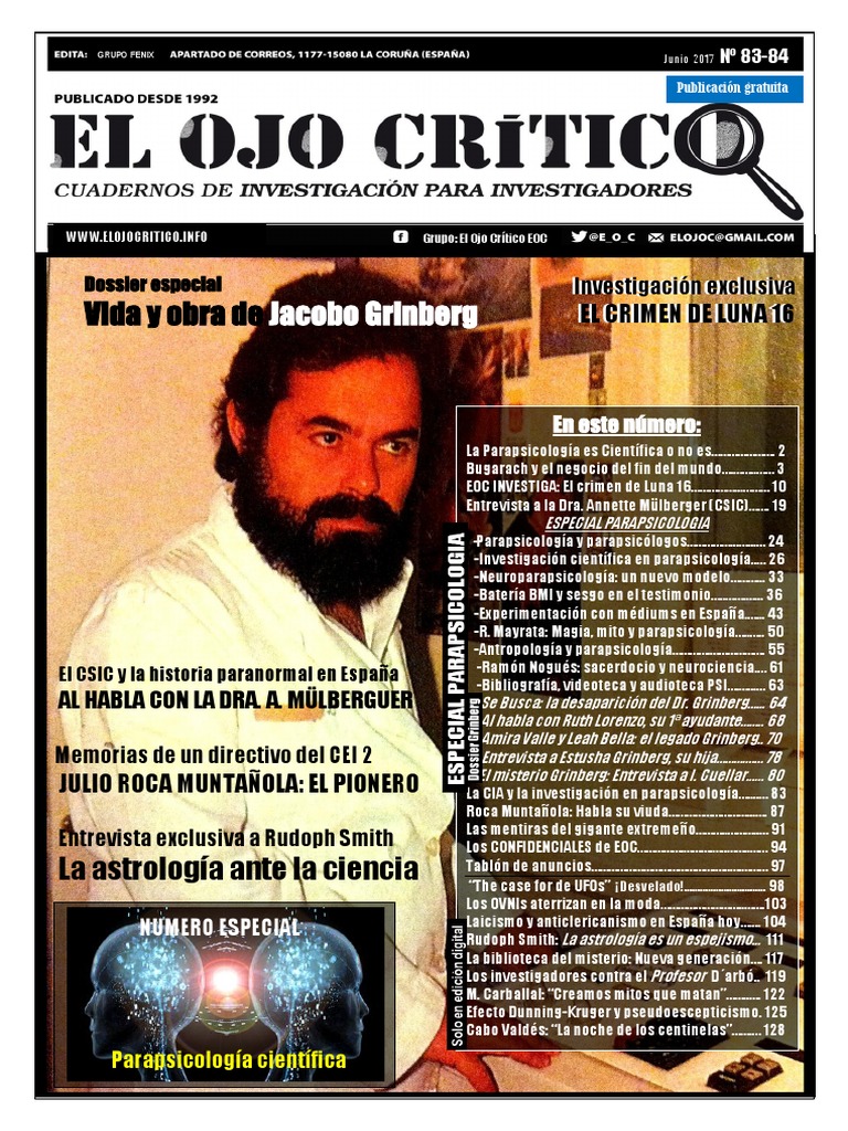 El Ojo Critico 2 | PDF | Parasicología | Telepatía