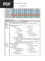 Softball Detailed Lesson Plan | PDF | Softball | Pitcher