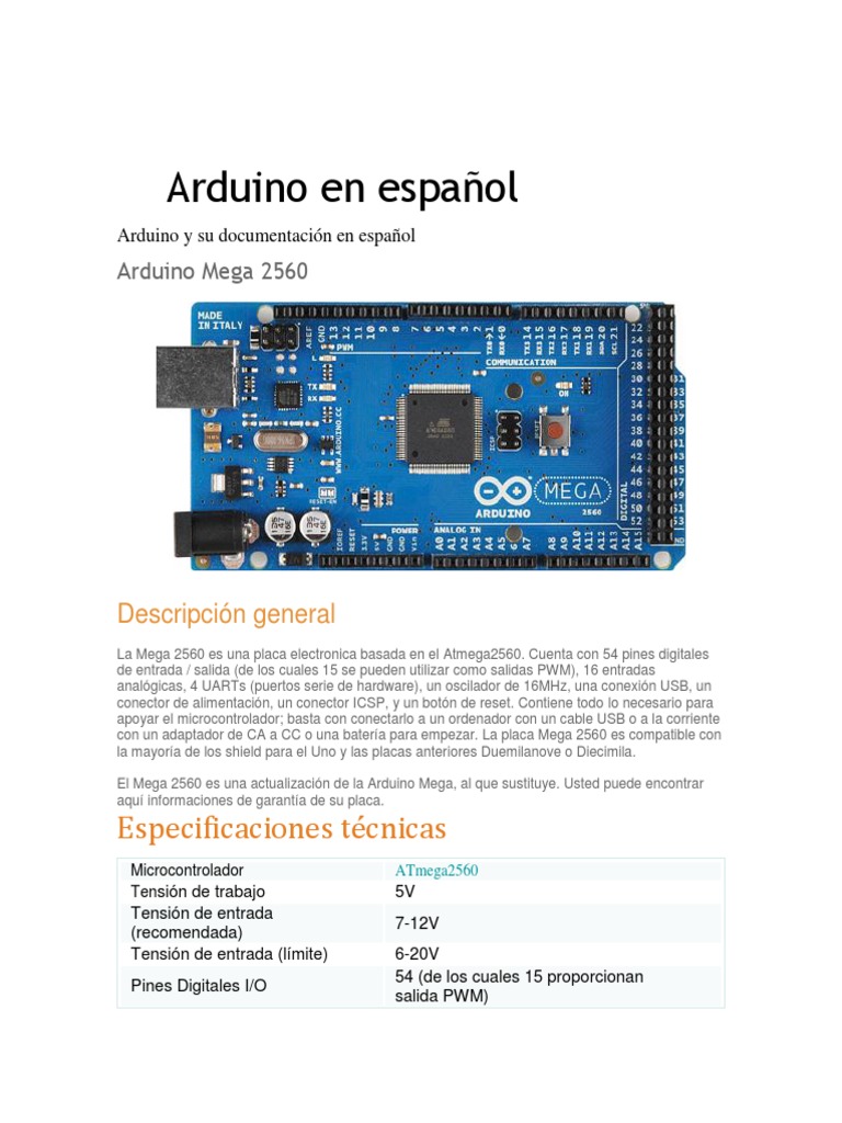 Arduino en Español | Arduino | USB Arduino en Español | Arduino | USB