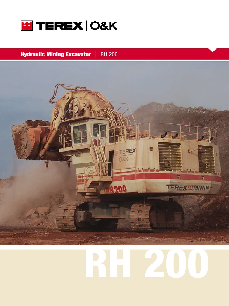 Terex RH200 - Brochure - M 135.0 | PDF | Engines | Landing Gear
