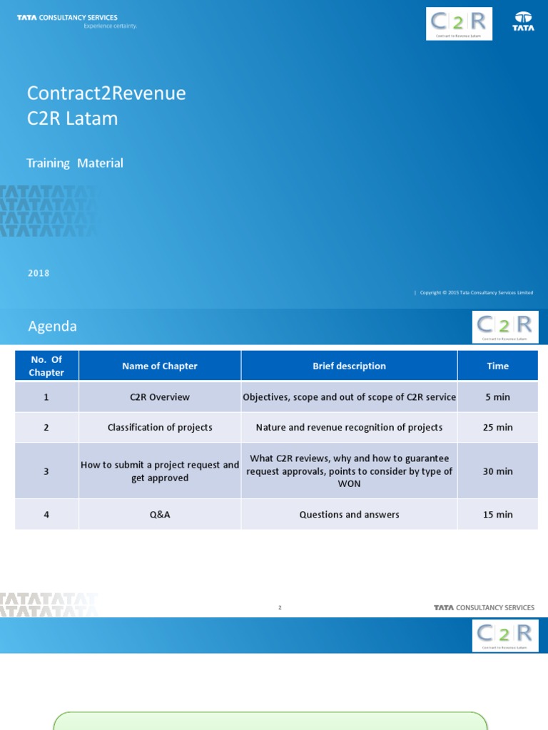 C2R Training | PDF | Audit | Invoice