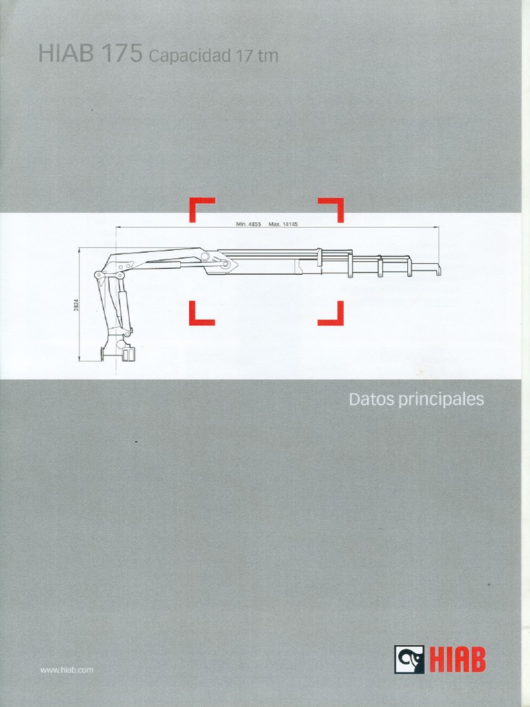 HIAB 175-5 - Ficha Técnica | PDF