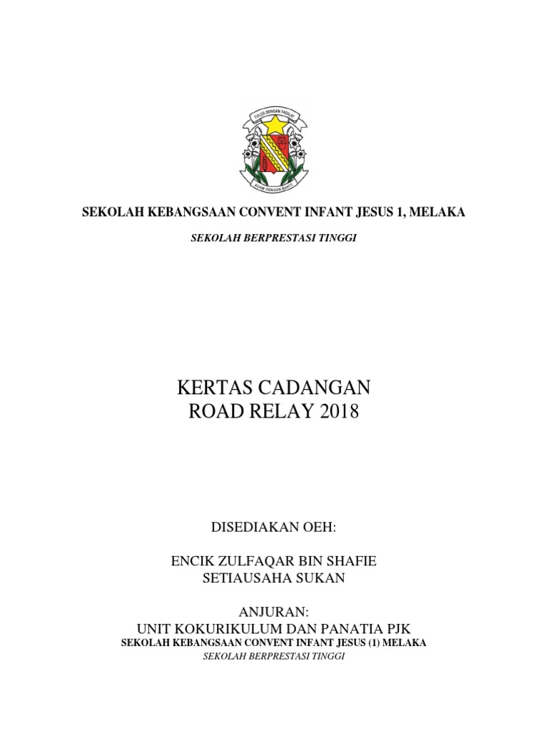 Kertas Kerja Road Relay | PDF