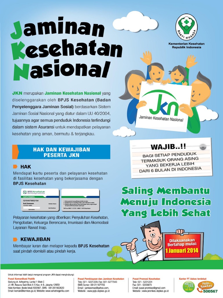 Poster 1 Manfaat JKN Hak Dan Kewajiban PDF | PDF