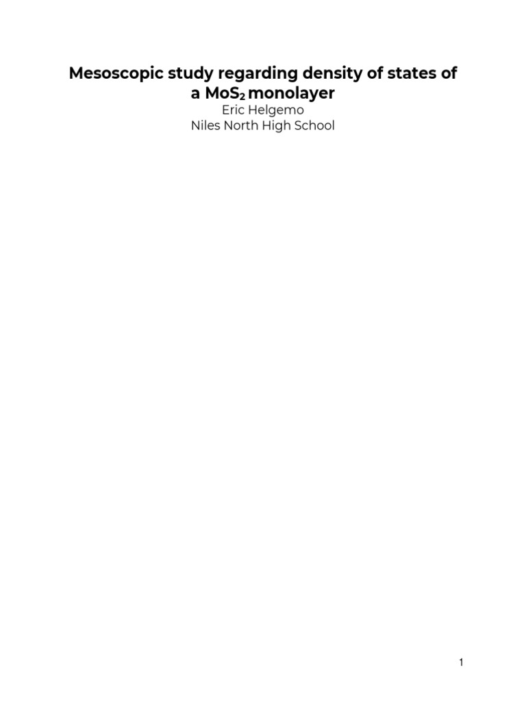 Sirs Final Paper 2017-2018 | PDF | Atomic Force Microscopy | Band Gap