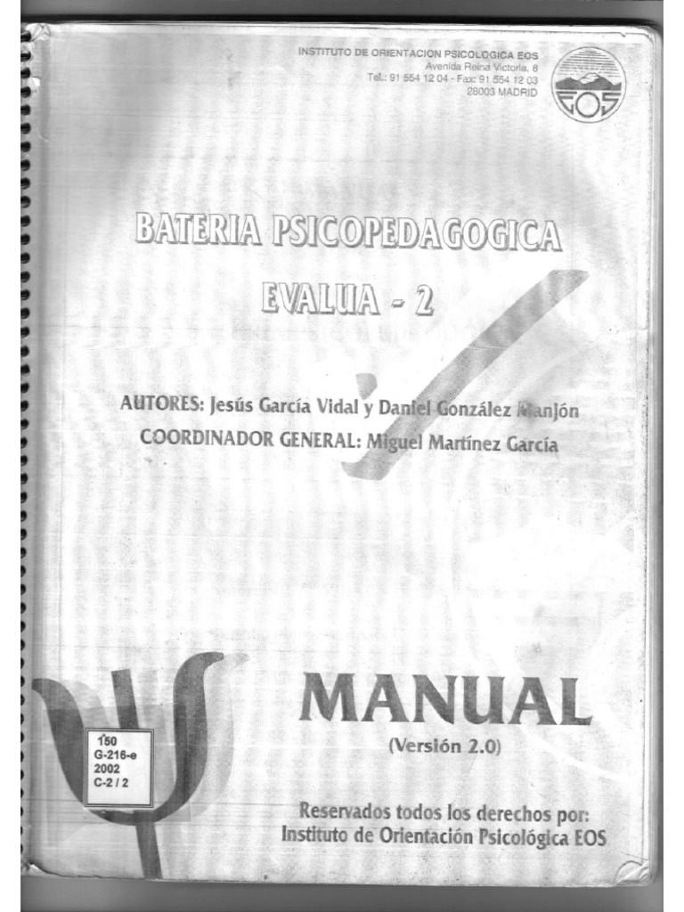 Manual Evalúa 2 VERSION-2.0 PDF | PDF