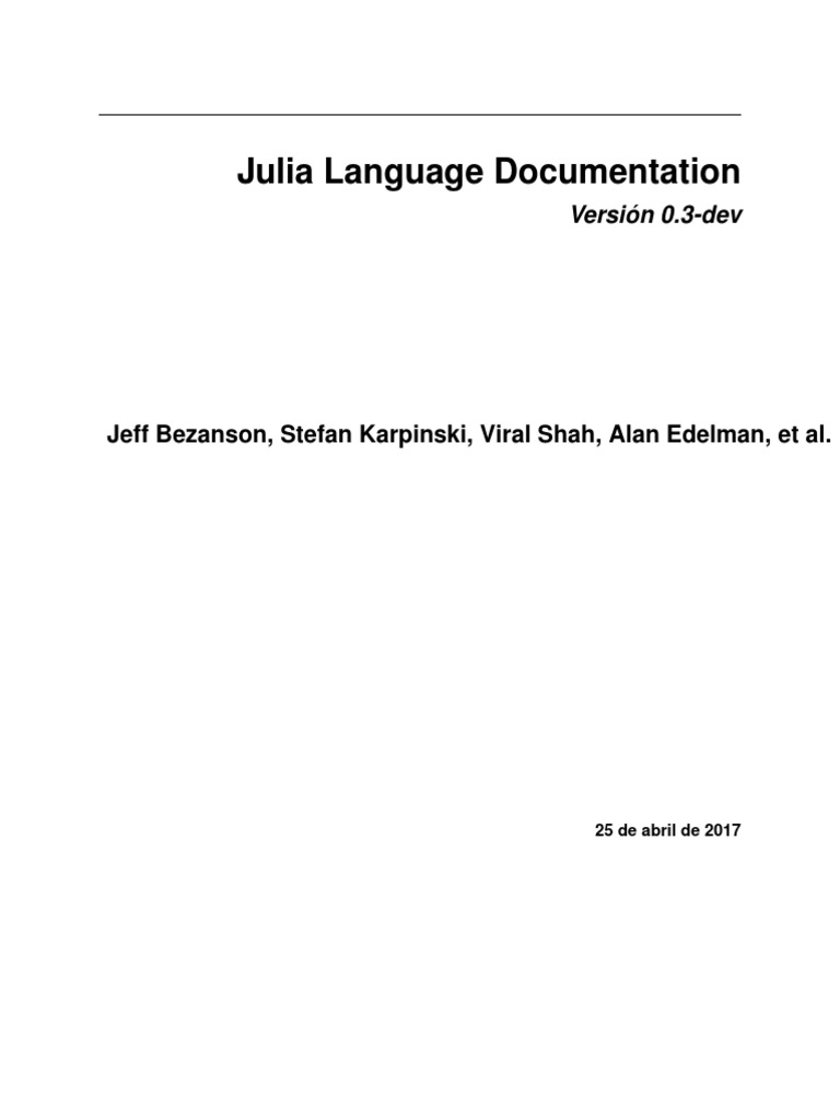 Julia | PDF | Entero (Informática) | Fracción (Matemáticas)