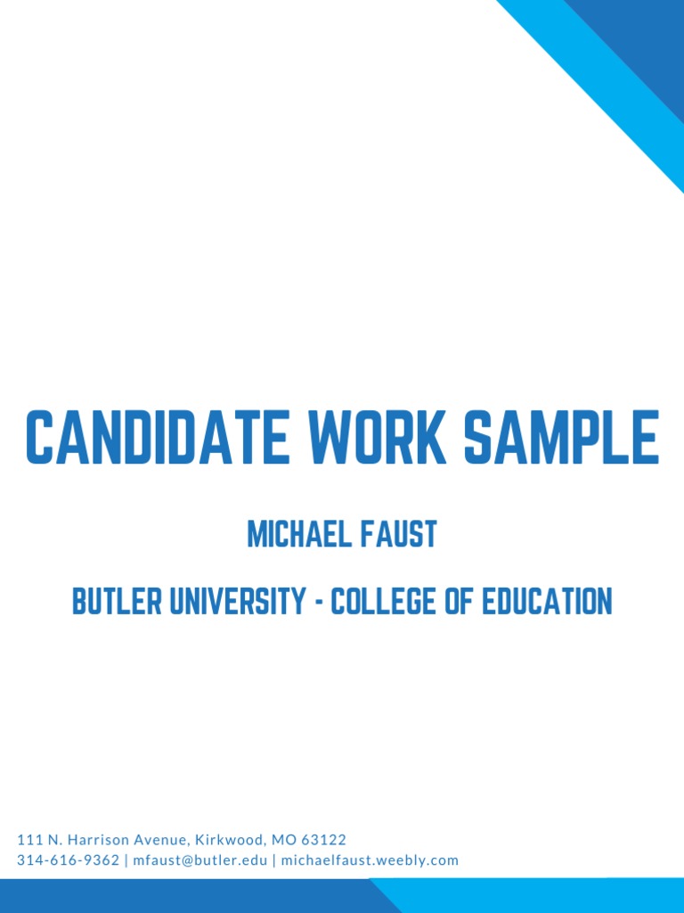 Cws - Faust | PDF | Educational Assessment | Lesson Plan