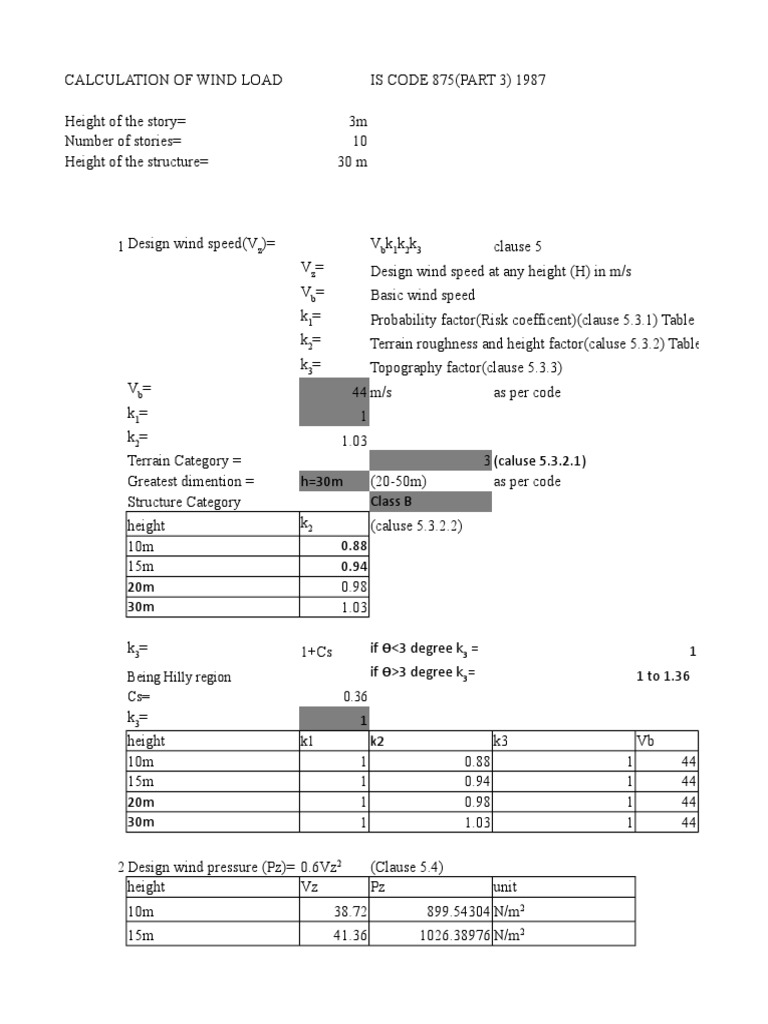 Wind Load Calculation For Truss | PDF | Structural Engineering | Engineering
