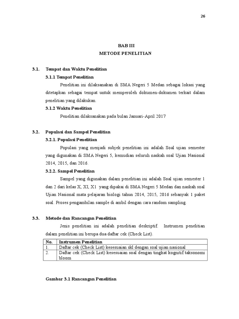 Proposal BAB 3 | PDF